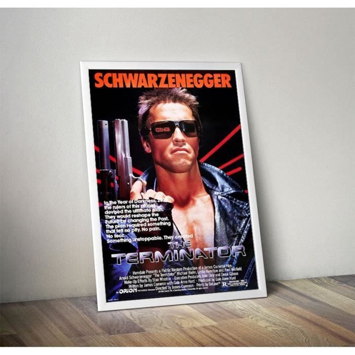 Poster affiche TERMINATOR By James Cameron Movie Culte - A4 (21x29,7cm ...