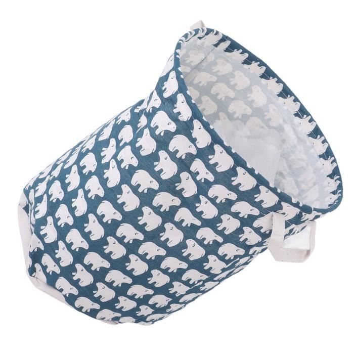 Panier à linge - OMABETA - Pliable en tissu - 34x43 cm - Style ...