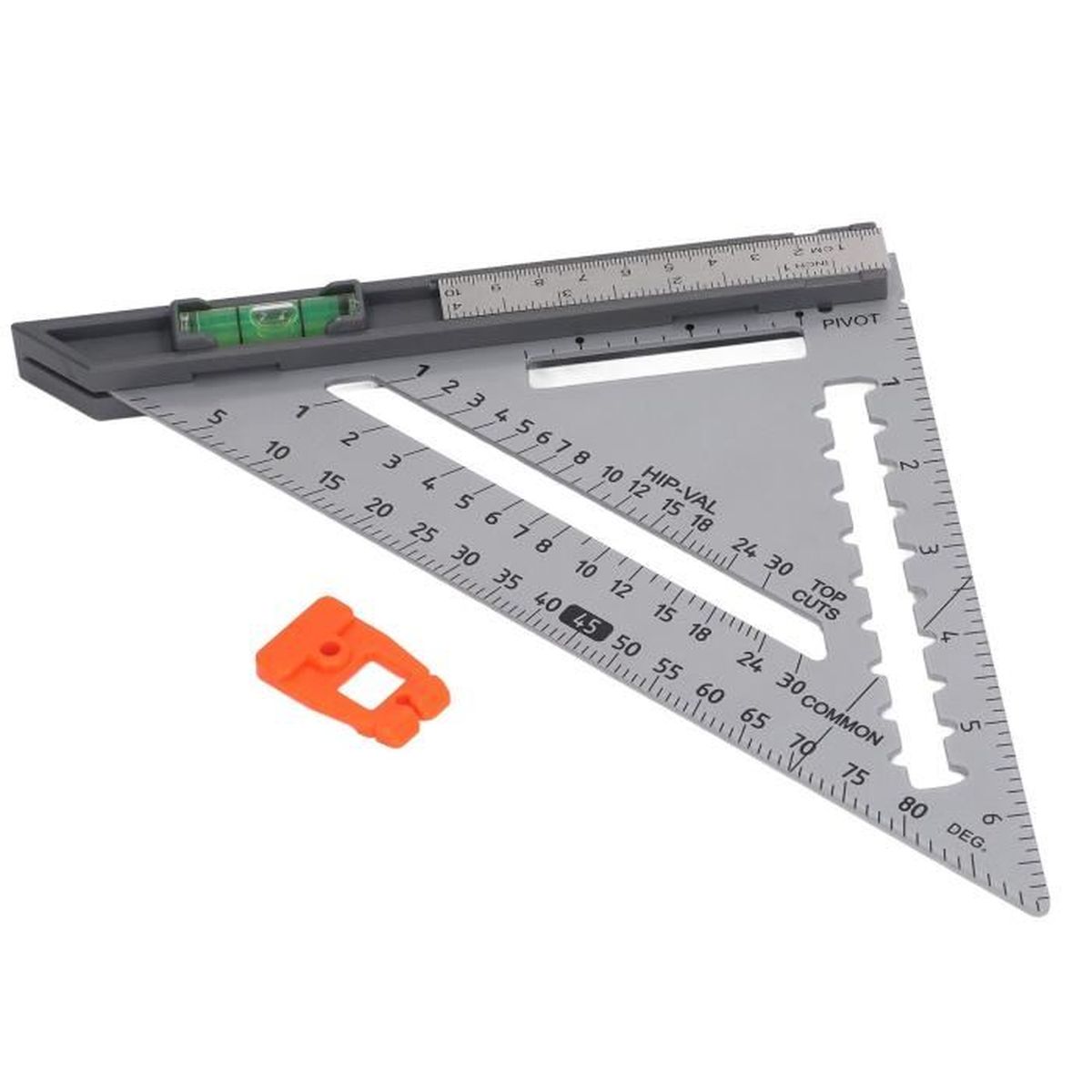 Équerre de charpentier multifonctionnelle en acier au carbone de 7 ...