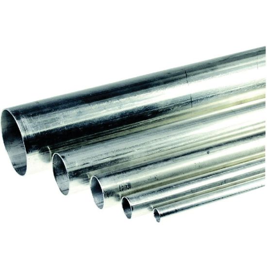 Tube acier carbone électrozingué - Ø35 - Longueur 6ml - Cdiscount Bricolage