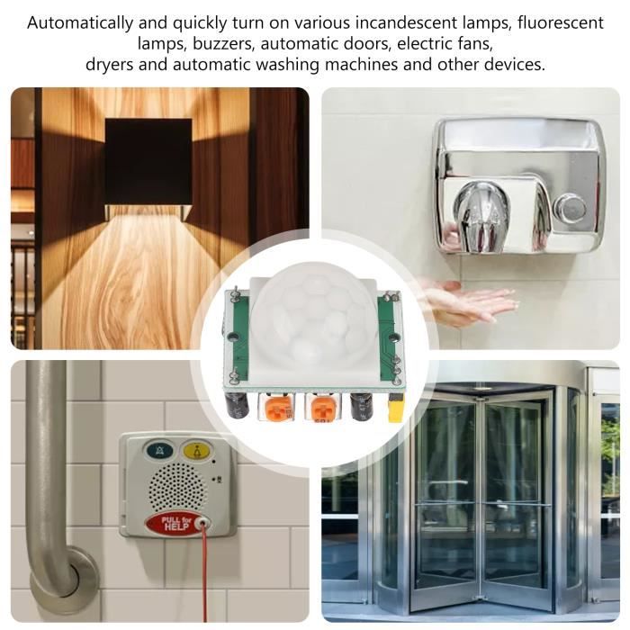 SPR Capteur infrarouge pyroélectrique, détection de corps humain ...