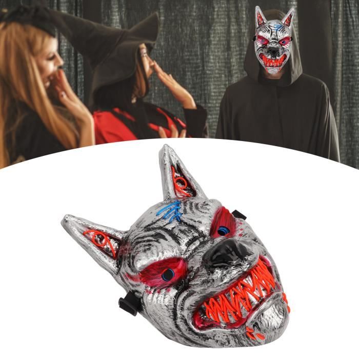 De Loup D'Halloween À Led De Tête De Loup D'Halloween Anime Demon Led ...