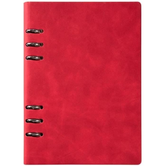 Carnet de notes rechargeable avec reliure à 6 anneaux Blocnotes à ...