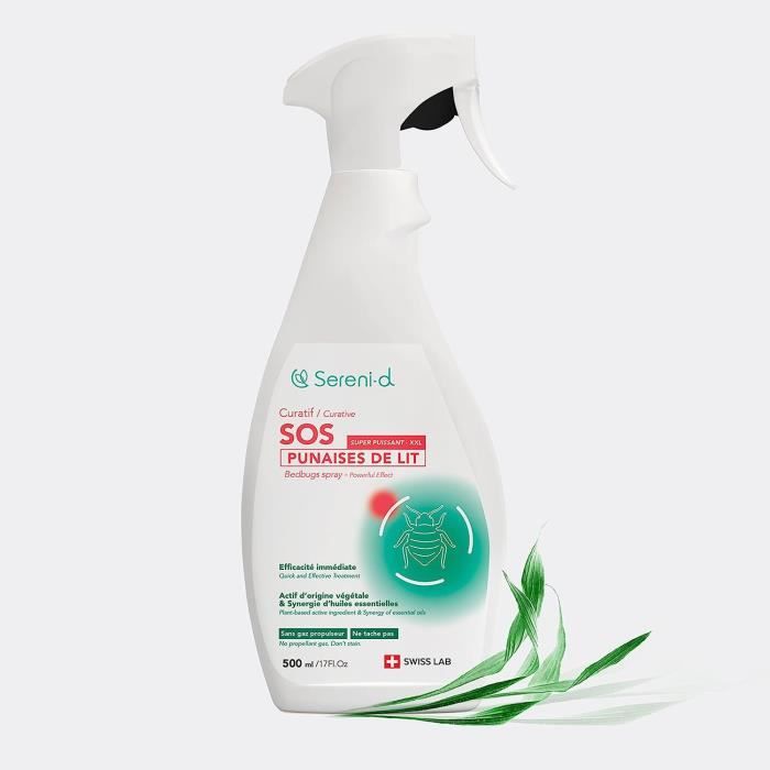 Sos Anti Punaises De Lit Xxl Spray Insecticide Choc Traitement
