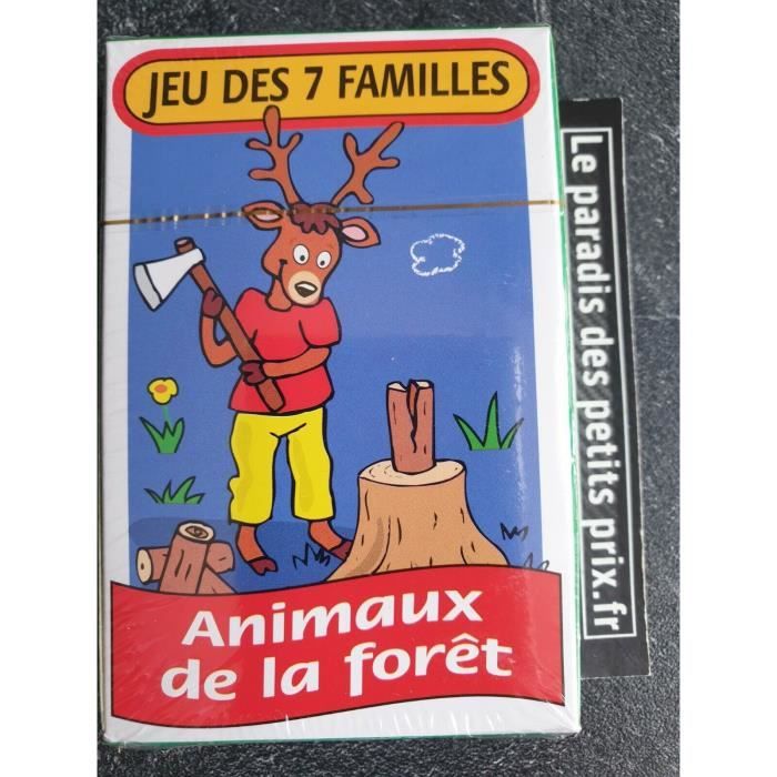 Jeu des 7 familles ,jeu de cartes 7 familles 42 cartes " animaux de la ...