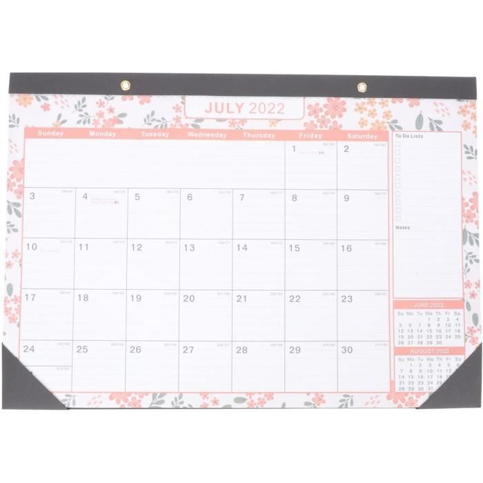 Calendrier Mural 2022 À 2023 À Suspendre, Pour La Maison, L'École, Le Bureau, Style 2[n2270 ...