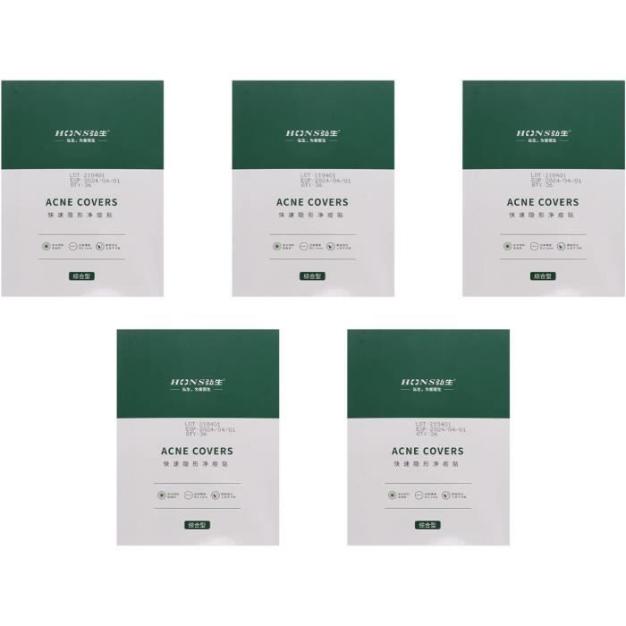 360 Pièces Patch Anti-Acné Hydrocolloïde Patch Anti-Imperfections Du ...