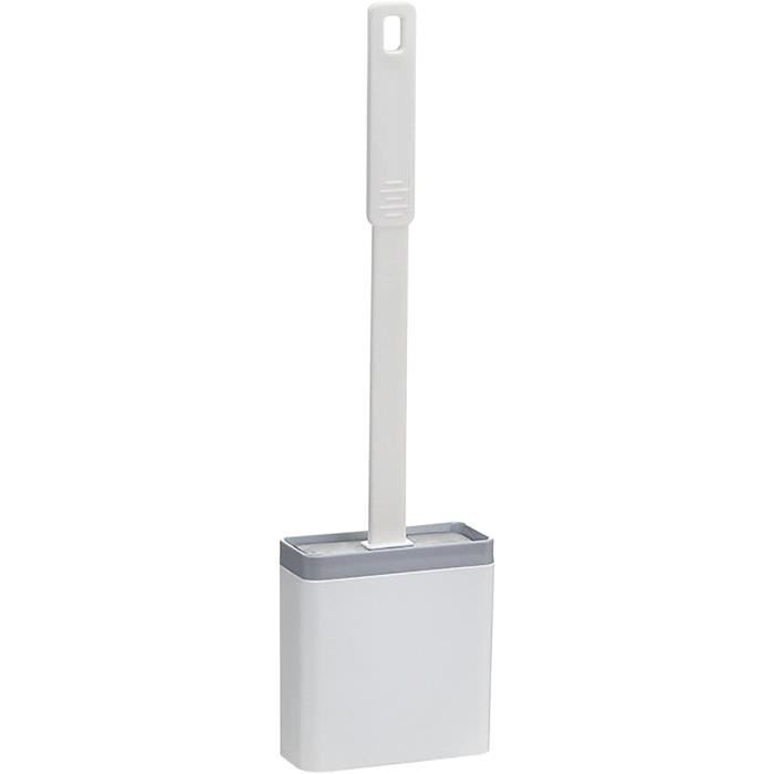 Brosse WC Suspendue avec Poils en Silicone avec Support Amovible, Pincette CachéE, Crochet ...