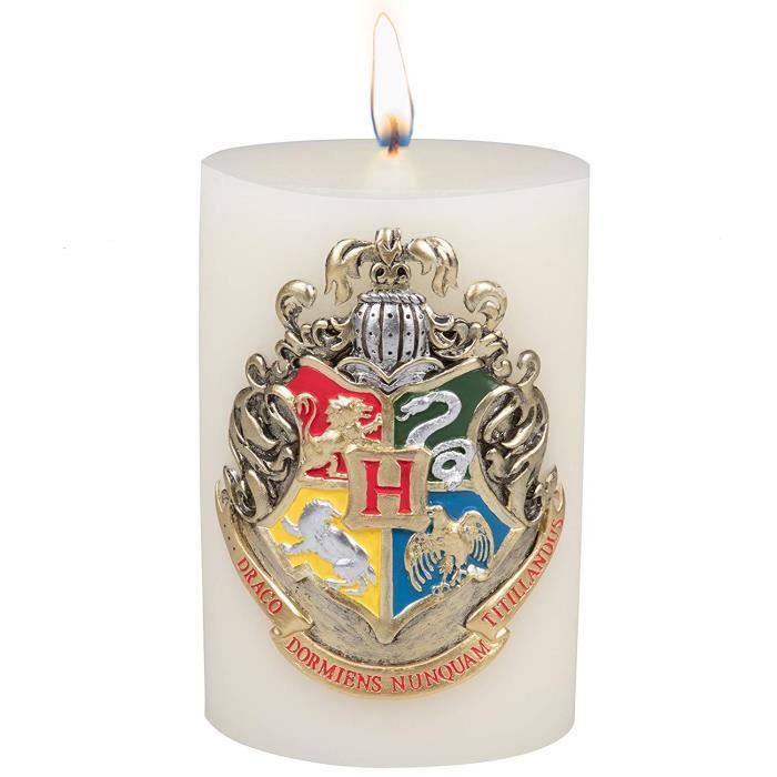 HARRY POTTER Bougie Poudlard de Poudlard Bougie Pilier XXL 20,5x12,5cm ...
