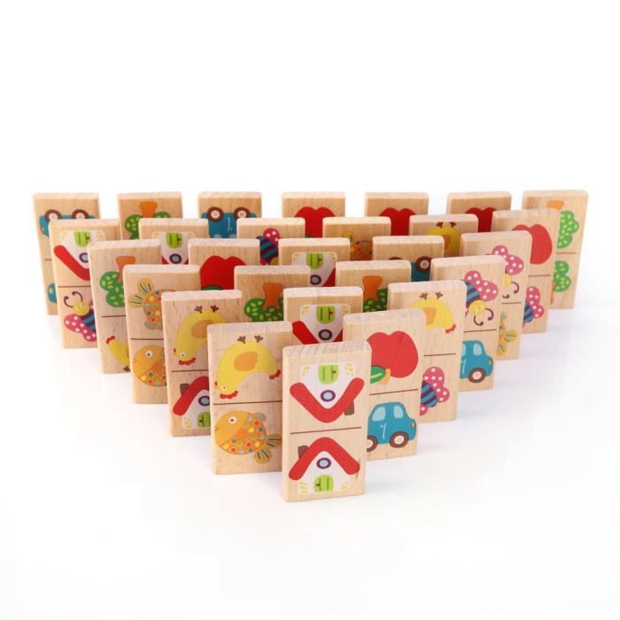 Enfant Early Educational Wooden Block, Kid Cute Intéressant Building ...