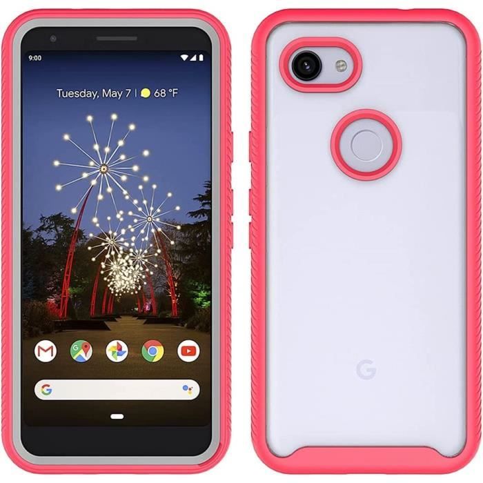 Coque Google Pixel 3a XL Souple TPU Transparente PC arrière Antichoc ...
