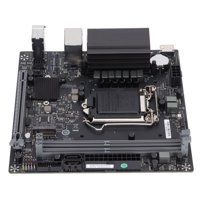 HURRISE carte mère PC Carte mère H510 Chip Dual Channel DDR4 Cartes ...