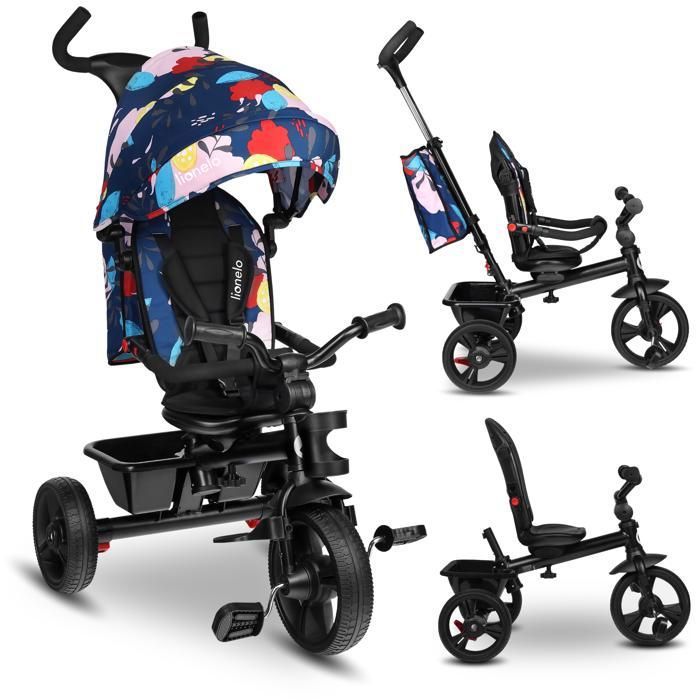 Tricycle bébé évolutif LIONELO Haari - Poussette - Jusqu'à 25 Kg ...