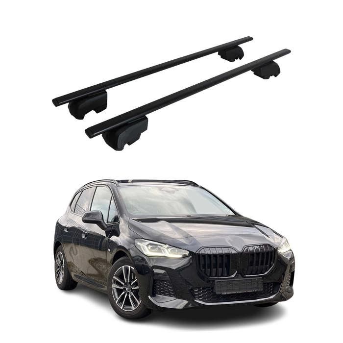 Barres de toit transversales pour BMW Série 2 Active Tourer U06 2021-24 Fer Noir - Cdiscount Auto