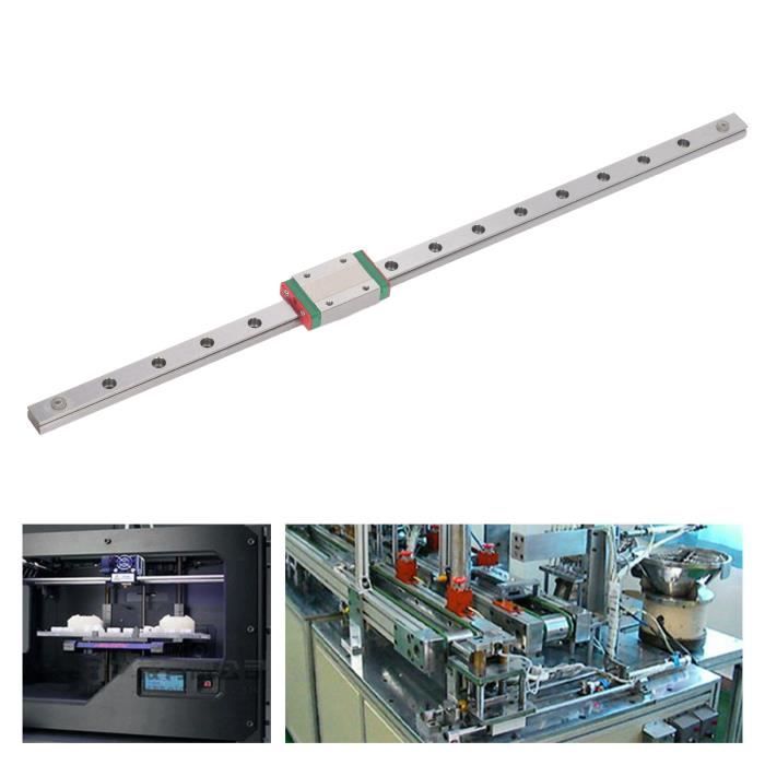 Qiilu Bloc de palier de guidage linéaire pour impression 3D de rail de ...