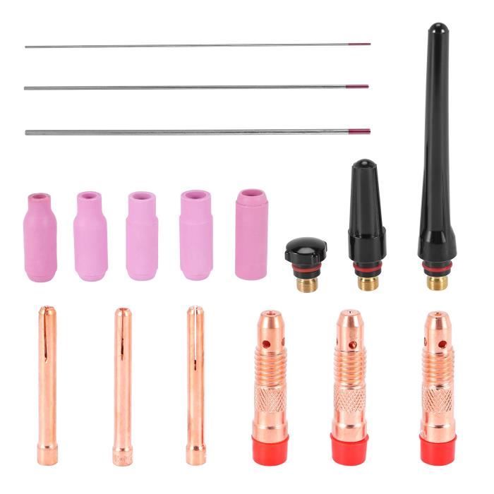 17 PiÈCes Soudeurs Soudage Tig Kit De Buse De Corps De Collet De Tasse ...