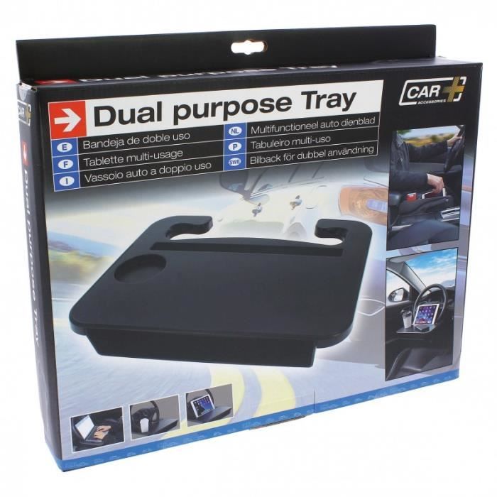 Tablette multi-usage sur volant - SUMEX - CAR+ - Couleur: Noir ...