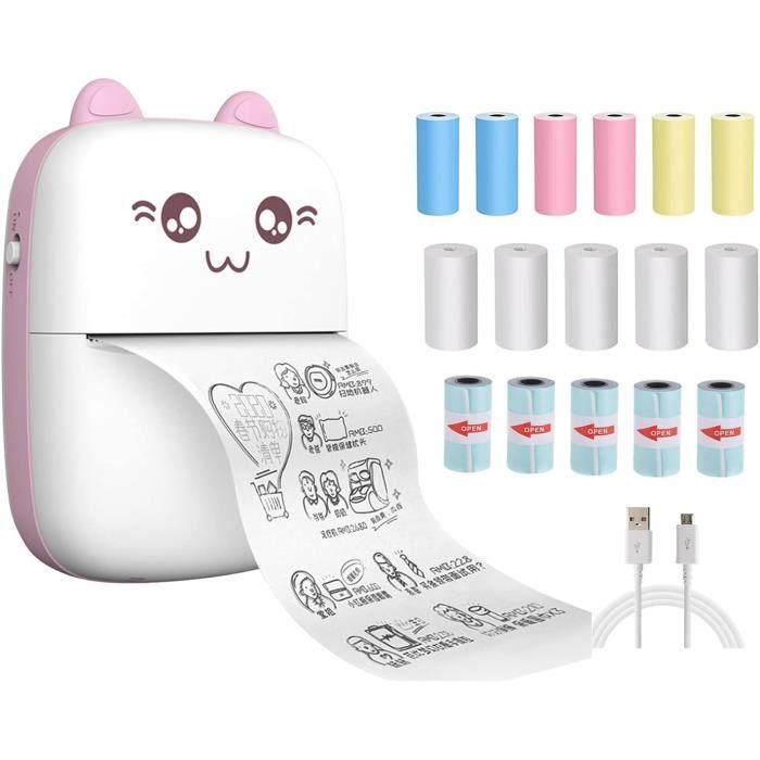 Mini Imprimante Portable Thermique Pour Mobile, Compatible Avec Ios ...