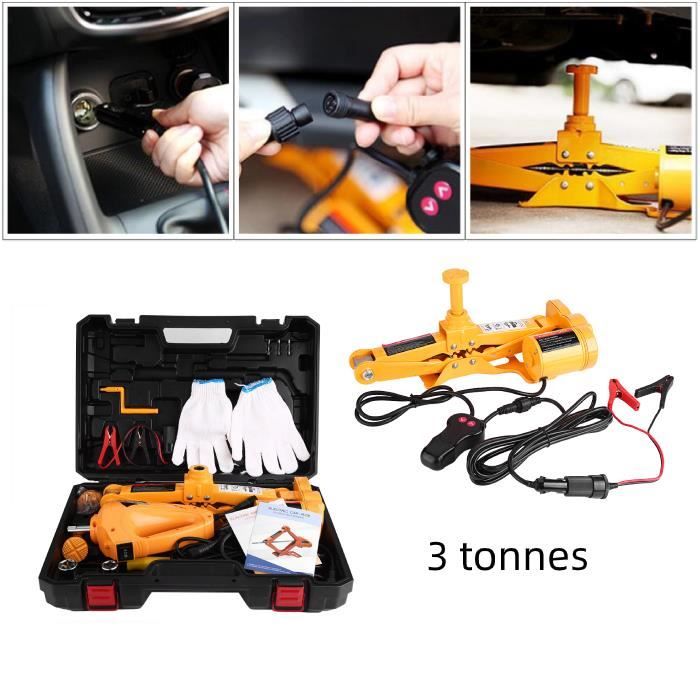 Cric Electrique, 3 Tonnes 12V Cric Electrique Automobile Voiture de ...