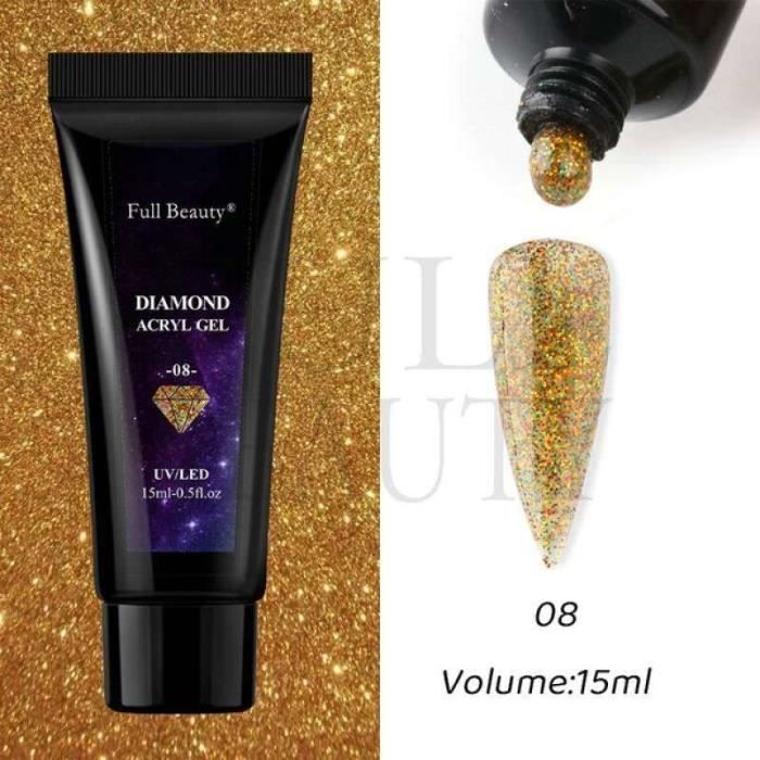 BG14295-1 boîte Nail Extension Gel Builder Gel Rose Blanc Clair Poly UV ...