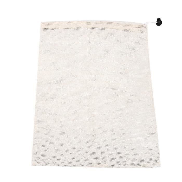 Sacs en filet en coton naturel Sacs légers en filet pour fruits et ...