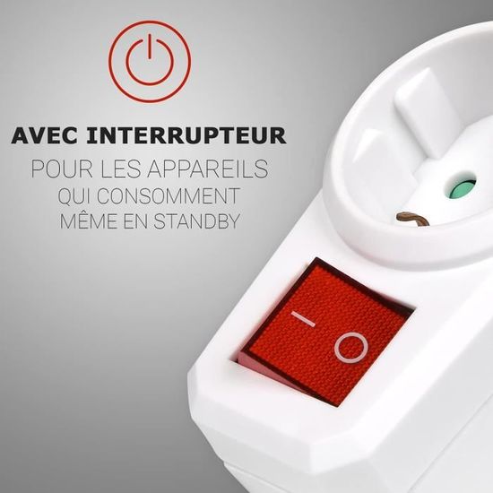 Fiche Multiprise Electrique Triple Avec Sécurité Enfant - Multiprise ...