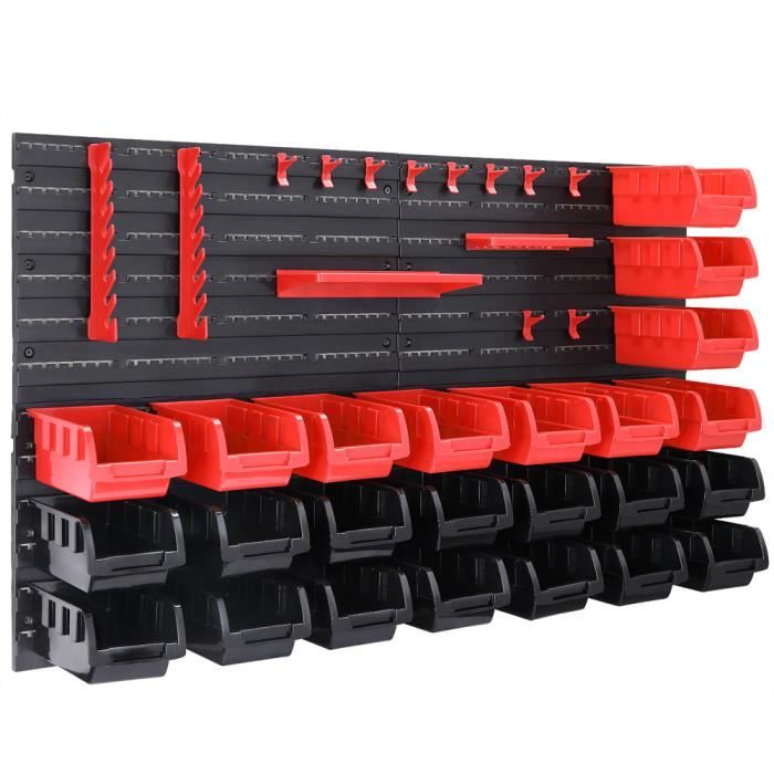 Ensemble Panneau mural de rangement pour outils 97 pièces Portes-outils ...