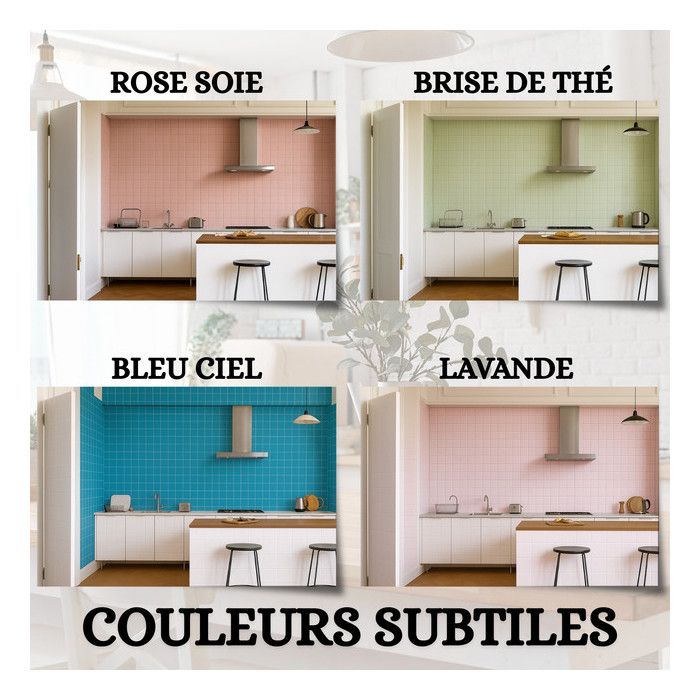 Peinture carrelage cuisine et salle de bain - BRICOSALVAJE - Vert ...