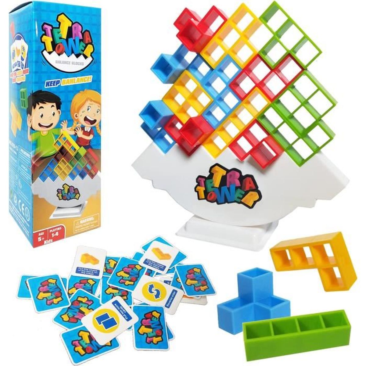 Tetra Tower Jeux Tetris Tower Jeux pour enfants Tetris Balance Jouet ...