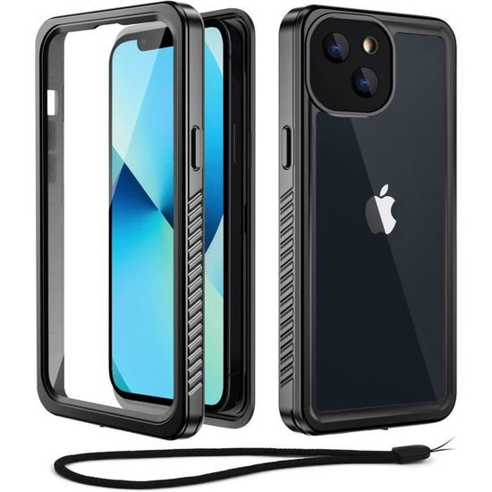 Coque Iphone 13 Mini Étanche, Ip68 Imperméable Antichoc 360 Protection ...