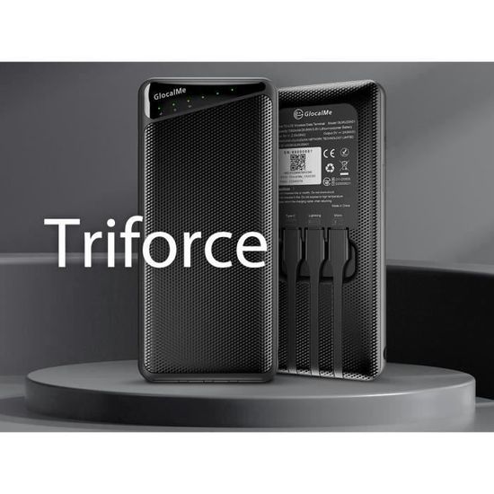 GlocalMe Triforce U3B Routeur Mobile 4G avec 24GB Données EU, Powerbank ...