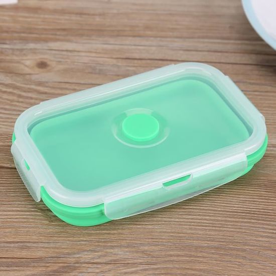 TMISHION Récipient pour aliments 500ml Silicone Portable Pliable ...