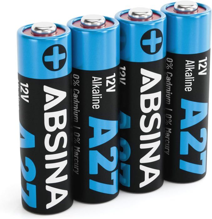 4X Pile 27A 12V Alkaline pour telecommande Portail,ouvre-Porte de ...