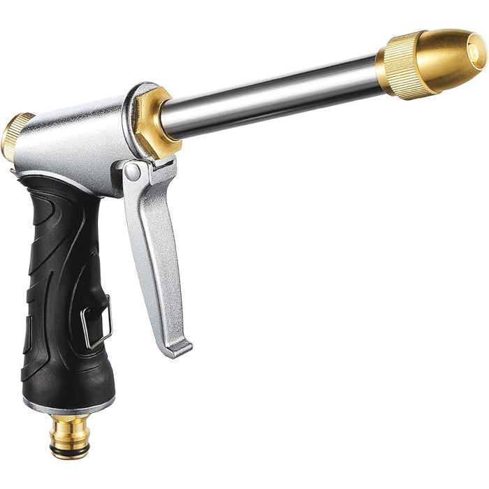 Pistolet arrosage Metal Jin Pistolet Tuyau Arrosage, Pistolet Arrosage ...