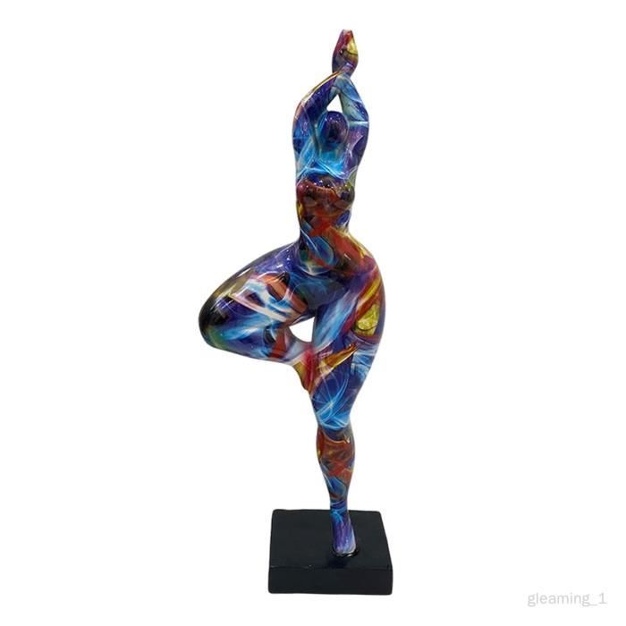 Lady Statue Yoga Pose Sculpture Photo Prop Illustration Femme Statue ...