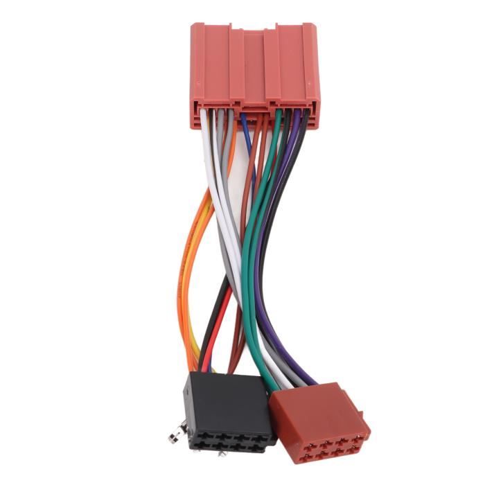 Dilwe Fil d'autoradio Remplacement de prise de cordon d'alimentation de ...