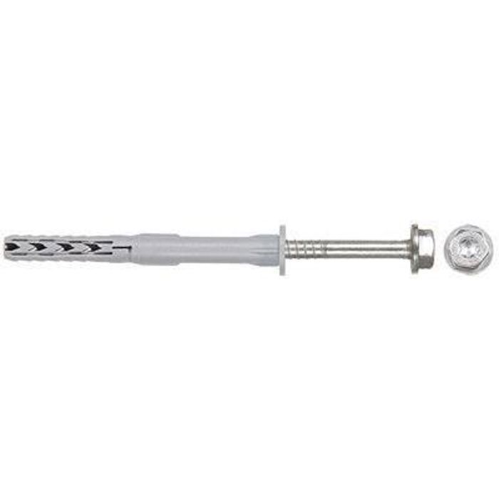 Fixation pour cadres - FISCHER - SXR 10 X 260 F US - 50 pce - Gris ...