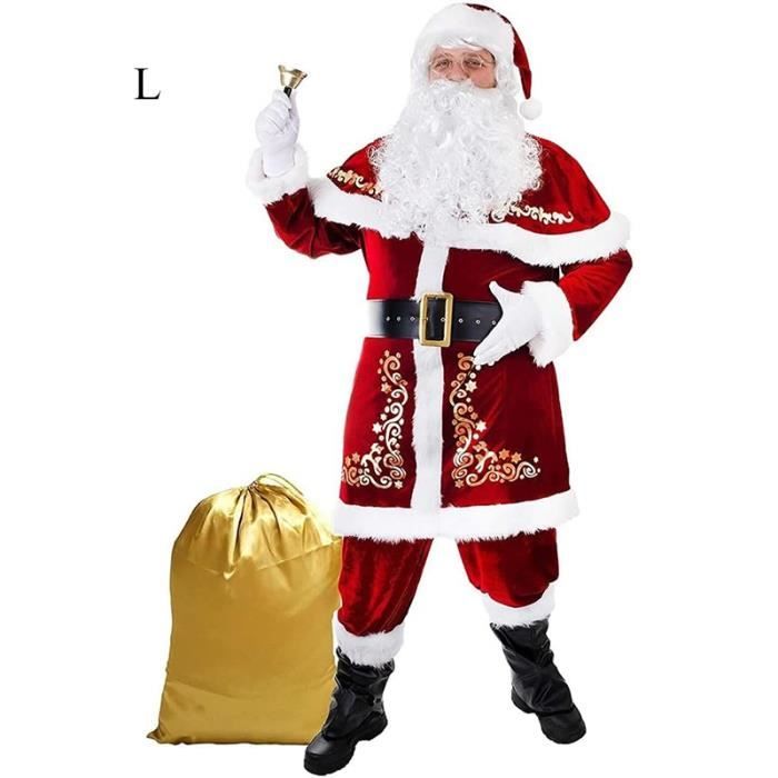 Ensemble Costume De Père Noël 12pcs Itoobe Complet De Déguisement De