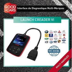 LAUNCH CREADER VI - Interface Diagnostique MULTI-MARQUES / OBDII VAGCOM ...
