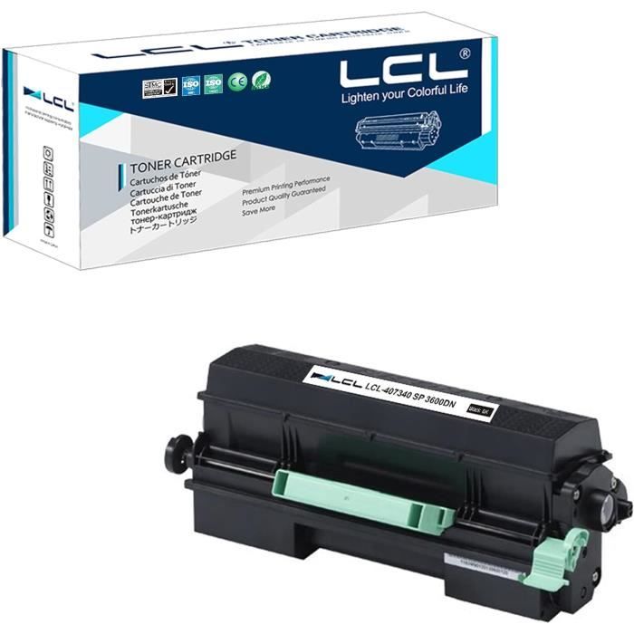 Cartouche de Toner Compatible 407340 SP 3600DN SP 3600SF SP 3610SF SP ...