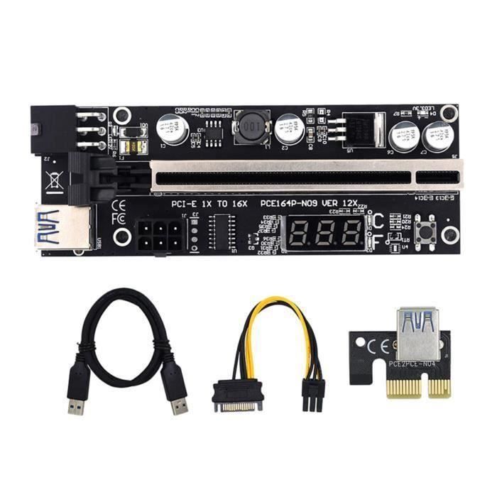 Activité-PCIe Riser 1x à 16x Extension graphique Extension PCI Express ...
