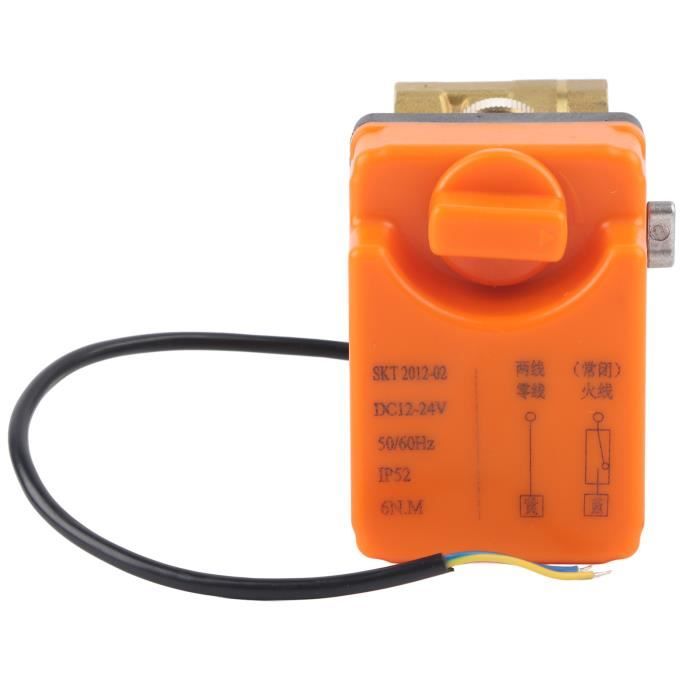 Vanne 2 voies motorisée DC12 / 24V électrique motorisée Vanne à bille DN15 - Cdiscount Bricolage