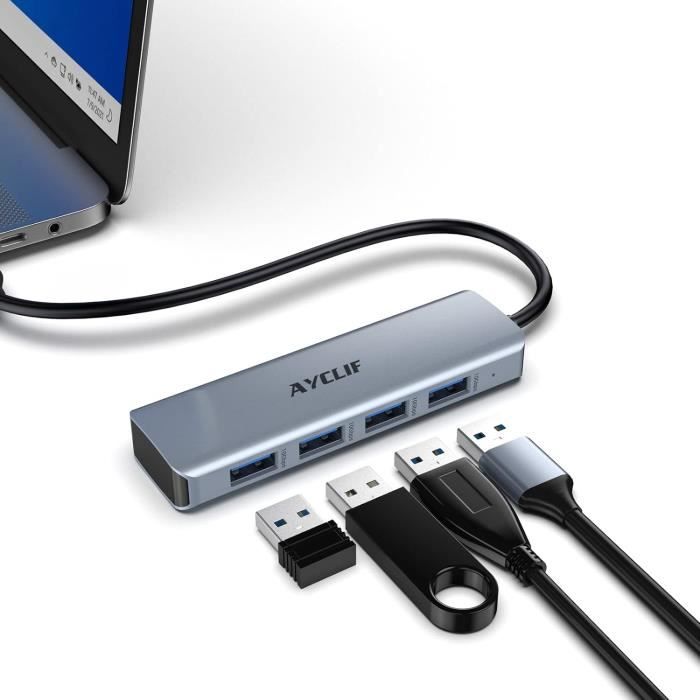 Hub Usb C, Station D'Accueil, Type C 7 En 1 Hub Avec Port Hdmi 4K, 2 ...