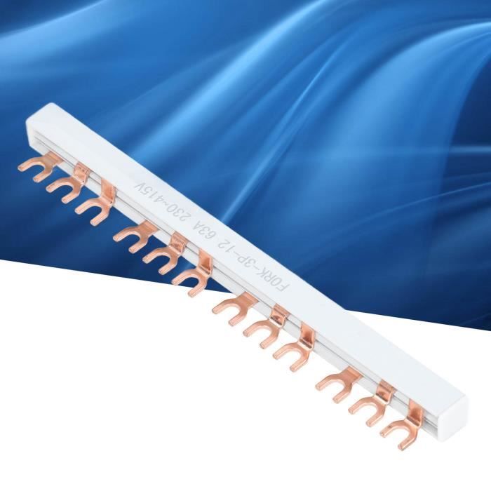 VBESTLIFE connecteur de bornier Bornier à vis en cuivre, connecteur de ...