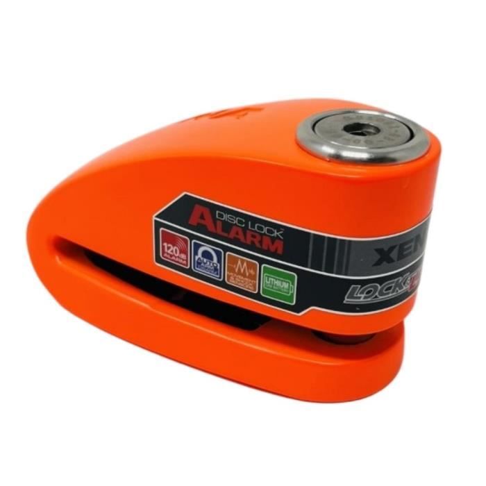 XENA - Antivol Moto Bloque Disque Alarme 120 DB XX15 Acier 14mm ...