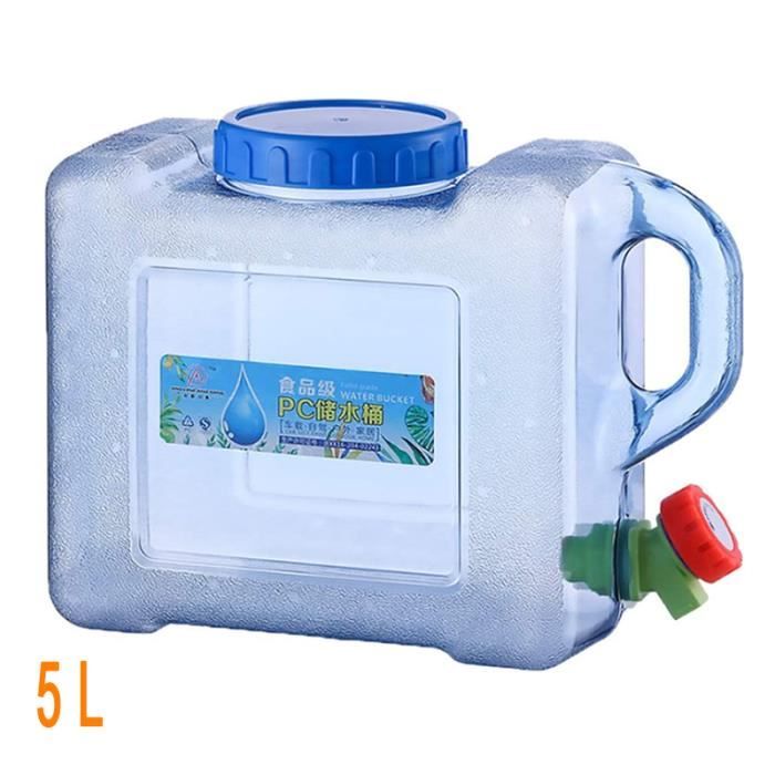 5L Reservoir Eau Camping Car,YSTP Portable Bidon d'eau avec Poignée ...