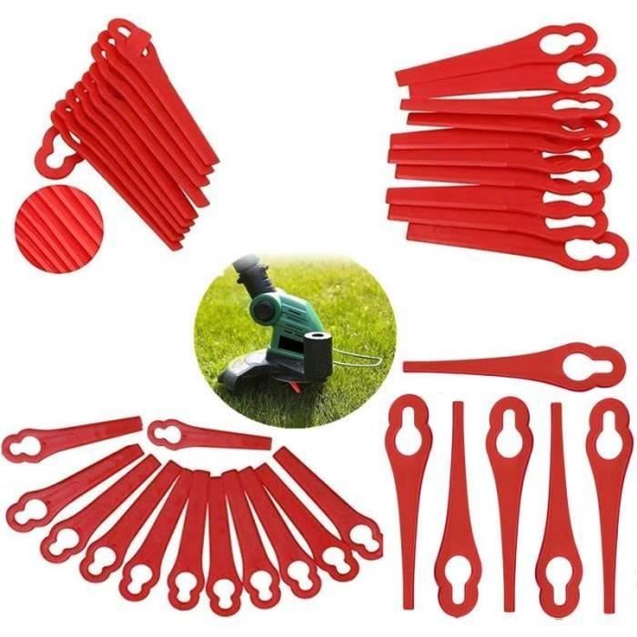 COUPE BORDURE 150 Pièces Lames en Plastique de Rechange pour Coupe Bordure Florabest LIDL Lames ...