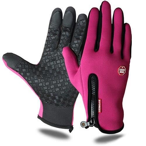 GANT POUR ECRAN TACTILE,Rouge-M--Gants de Moto pour écran tactile, pour ...