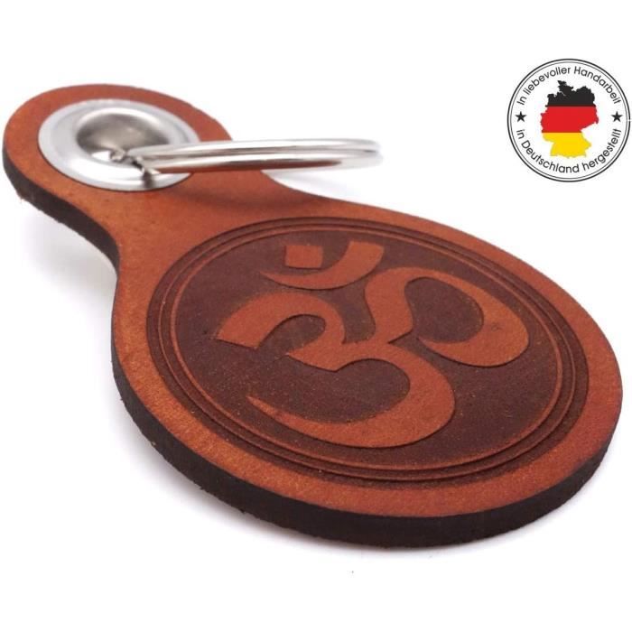 ® Porte-Clés En Cuir Avec Gravure Avec Différents Motifs - Fabriqué En ...