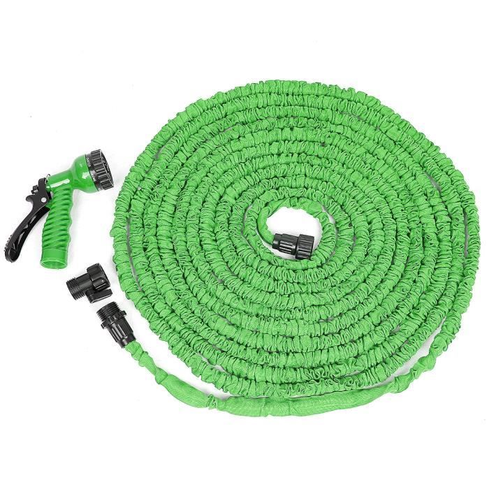Tuyau d'arrosage extensible - KEKEDA - 22,5m - Vert - Cdiscount Jardin